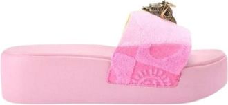 Kurt Geiger Femme, Chaussures, Rose, Taille: 39 EU Meena Eagle Platform Sandal