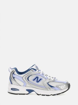 New Balance Baskets 530 en mati&egrave;re synth&eacute;tique argent&eacute;e et mesh avec semelle ABZORB