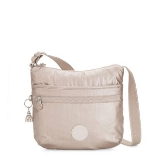 Kipling Damen Arto Crossbody Bag Umh&auml;ngetasche, Metallic Glow