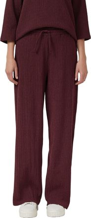 s.Oliver Strukturierte Wide-Leg-Hose mit Tunnelzug