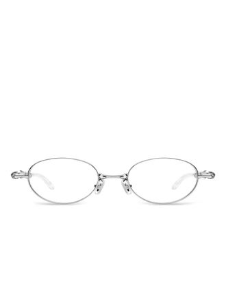 Gentle Monster Pico 02 Brille mit rundem Gestell - Silber