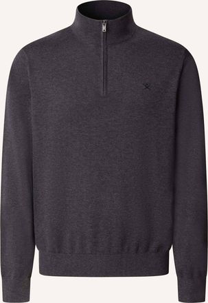 Hackett Pullover Ess Cotton Hzip grau