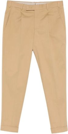 Pantaloni Torino Homme, Pantalons, Brun, Taille: S Pantalone dritto pinces