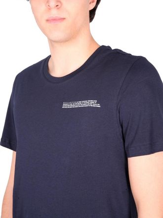 Ballantyne Cotton Crewneck T-Shirt - Blue