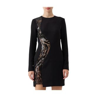 Just Cavalli Miniabito Paillettes-40 - - Dresses - Damen - Schwarzk - S