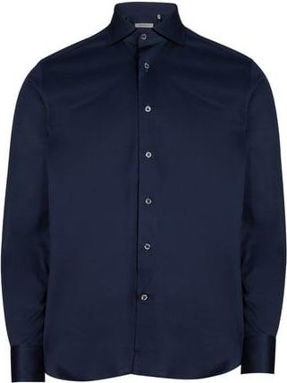 Corneliani Chemise droite satin&eacute;e en coton