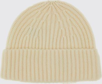 Lisa Yang Bonnet beanie 100% cachemire c&ocirc;tel&eacute; avec revers