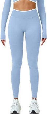 Generic Les pantalons de yoga avec une taille douce et contrast&eacute;e sont parfaits comme couche de base pour lentra&icirc;nement hivernal, le bodyforming et le fitness