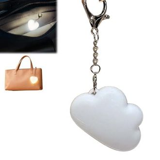Generic Sac fourre-tout avec capteur tactile, lumi&egrave;re tactile, lumi&egrave;re pour sac &agrave; main en forme de coeur, mini lampe tactile, porte-cl&eacute;s en forme de coeur lum