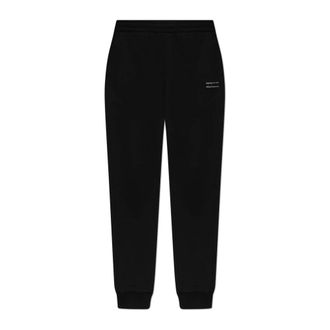 Moncler Sweathosen mit elastischen B&uuml;ndchen - - Trousers - Herren - Schwarzk - L