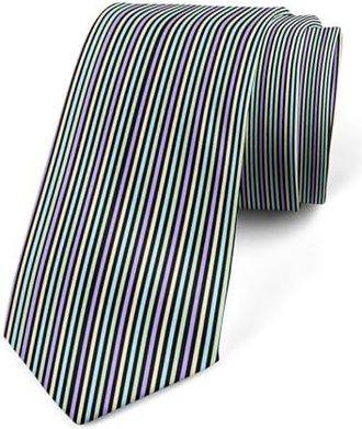 Generic Cravate Pour Hommes Noir Violet Bleu Vert Jaune Fine Men Tie &Eacute;l&eacute;gant Cravate Pour C&eacute;l&eacute;brations Accessoires Remise De Dipl&ocirc;me