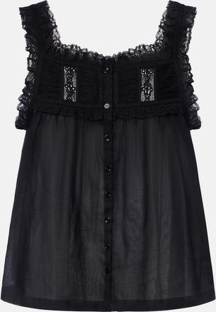 D&ocirc;en D&ocirc;en Top Fidella aus Baumwolle mit Spitze