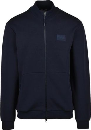 Emporio Armani Emporio Armani Ea7, Homme, Sweatshirts et sweats &agrave; capuche, Bleu, Taille: M Felpa zip