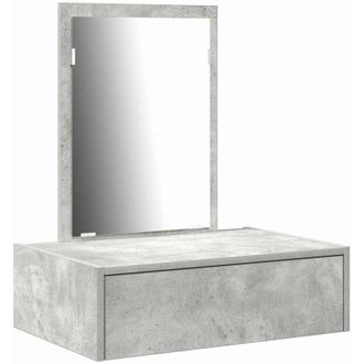 vidaXL Table de Toilette Gris 60 x 40 x 70 cm Bois ding&eacute;nierie Vidaxl