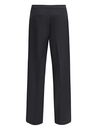 Cruna pantalon ample à design plissé - Noir