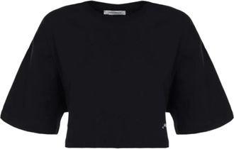 Hinnominate Hinnominate, Femme, Tops, Noir, Taille: 42 FR Crop T-Shirt