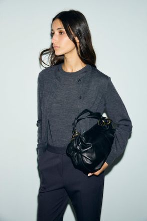 Gerard Darel Gilet en laine fine - RENE - anthracite