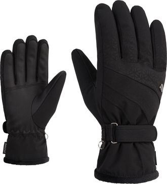 Ziener Damen KASA Ski-Handschuhe/Wintersport | extra warm, atmungsaktiv, G-Loft, Black, 6,5