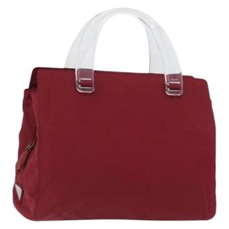 Prada Pre-owned Vintage Nylon Handbag - - Pre-owned - Damen - Rot - ONE SIZE