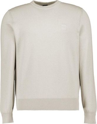 Boss Orange by Hugo Boss BOSS Orange Herren Pullover beige unifarben
