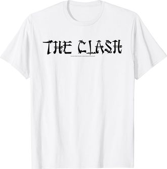 The Clash Give Em Enough Rope schwarzes Logo T-Shirt