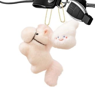 Generico Peluche en forme de cheval du Nouvel An chinois 2026 douce et portable pour d&eacute;corer des voitures, des tables, des magasins, des &eacute;coles, des bureaux, d