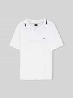 HUGO BOSS Regular Fit Poloshirt aus Strick