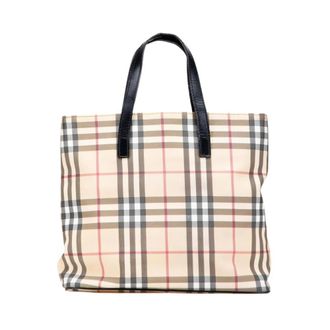 Burberry Pre-owned Classic Plaid Tote Bag - - Pre-owned - Damen - Beige - ONE SIZE