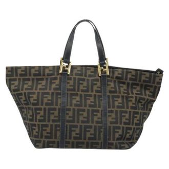 Fendi Sac cabas vintage pr&eacute;-poss&eacute;d&eacute; - Femme - Pre-owned - Brun - Taille: ONE Size