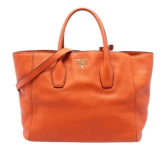 Prada Sacoche Pre-owned - Femme - Pre-owned - Orange - Taille: ONE Size