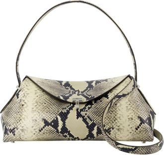 Toteme T-Lock Python-Pr&auml;gung Schultertasche - - Bags - Damen - Mehrfarbig - ONE SIZE