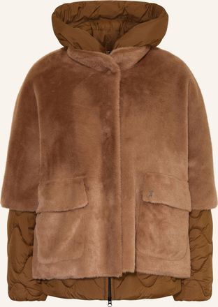 Frieda & Freddies Frieda & Freddies 2-In-1-Steppjacke New Kay Mit Kunstfell braun