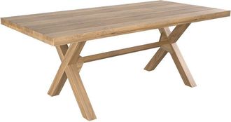 Rendez-Vous D&eacute;co Table de jardin 200 cm en bois de teck massif - SURI