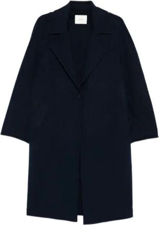 Joseph Femme, Manteaux, Bleu, Taille: 38 FR Franco Double Face Cashmere Coat