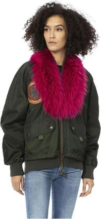 Mr & Mrs Italy Bomberjacke aus Kunstpelz - - Jackets - Damen - Gr&uuml;n - XS