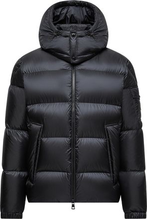 Moncler Moncler Couyere Hooded Short Down Jacket, Men, Black, Size: 2