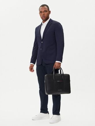 Tommy Hilfiger Laptoptasche Tommy Hilfiger Th Central Slim Computer Bag AM0AM13484 Schwarz