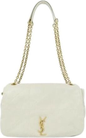 Saint Laurent Pre-owned Jamie Lamb Shoulder Bag - Femme - Pre-owned - Blanc - Taille: ONE Size