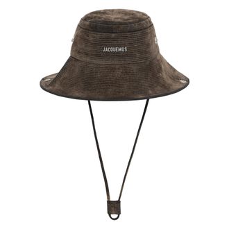 Jacquemus Homme, Accessoires, Brun, Taille: 58 CM Hats