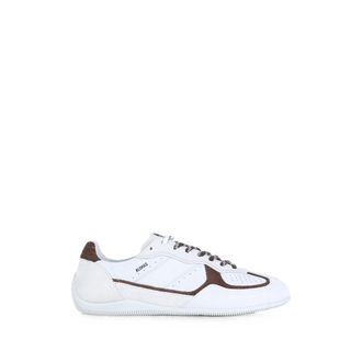 Alohas Suede-panelled Lace-up Sneakers