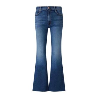 Mother Femme, Jeans, Bleu, Taille: W29 Pantalon Denim Évasé Petite