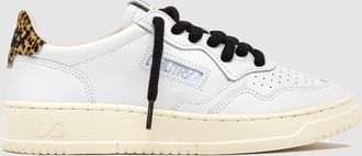 Autry Baskets Medalist Low Lea Polace White Leopard
