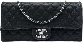 Chanel Sac bandouli&egrave;re vintage doccasion - Femme - Pre-owned - Noir - Taille: ONE Size
