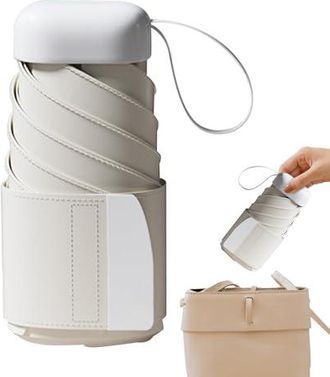 Generico Parapluie de taille de voyage, parapluie compact | Parapluie de poche automatique pliable - Protection UV Protection contre lombre économiseur despace