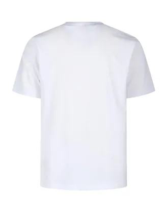 Diesel Mens T-Shirt Norm Iod Off White Off-White Cotton T-Shirts Off/white And Polos