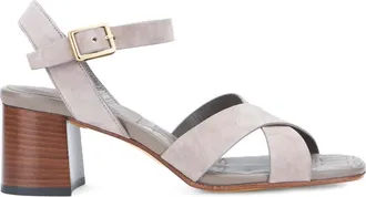Doucal's Femme, Chaussures, Gris, Taille: 38 1/2 EU Sandales en daim