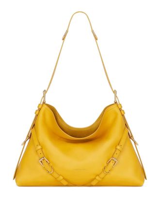 Givenchy Medium Voyou bag in shiny leather - Gelb