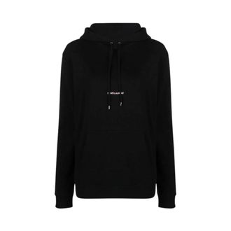 Saint Laurent Rive Gauche Hoodie - - Sweatshirts & Hoodies - Damen - Schwarzk - XS