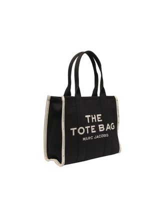 Marc Jacobs Womens Tote Bag Black Cotton - Tote-Bags
