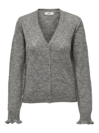 Jacqueline de Yong Strickjacke JDYLETTY L/S V-NECK STRUC CARDI KNT NOOS